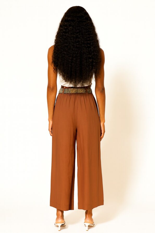 PANTALÓN CAPRI AMPLIO CINTURÓN - Vertiche